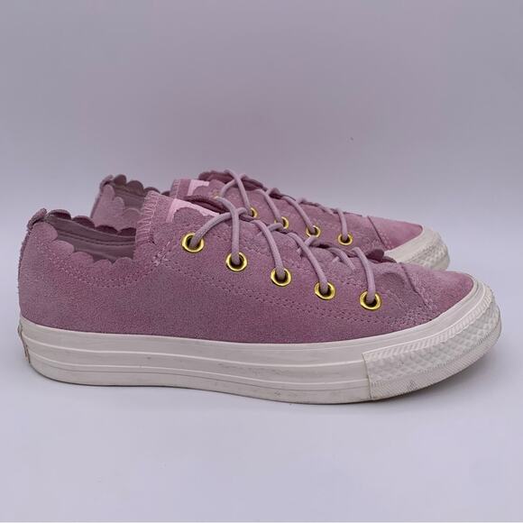 Converse | Shoes | Converse Chuck Taylor All Star Frilly Thrills Pink ...